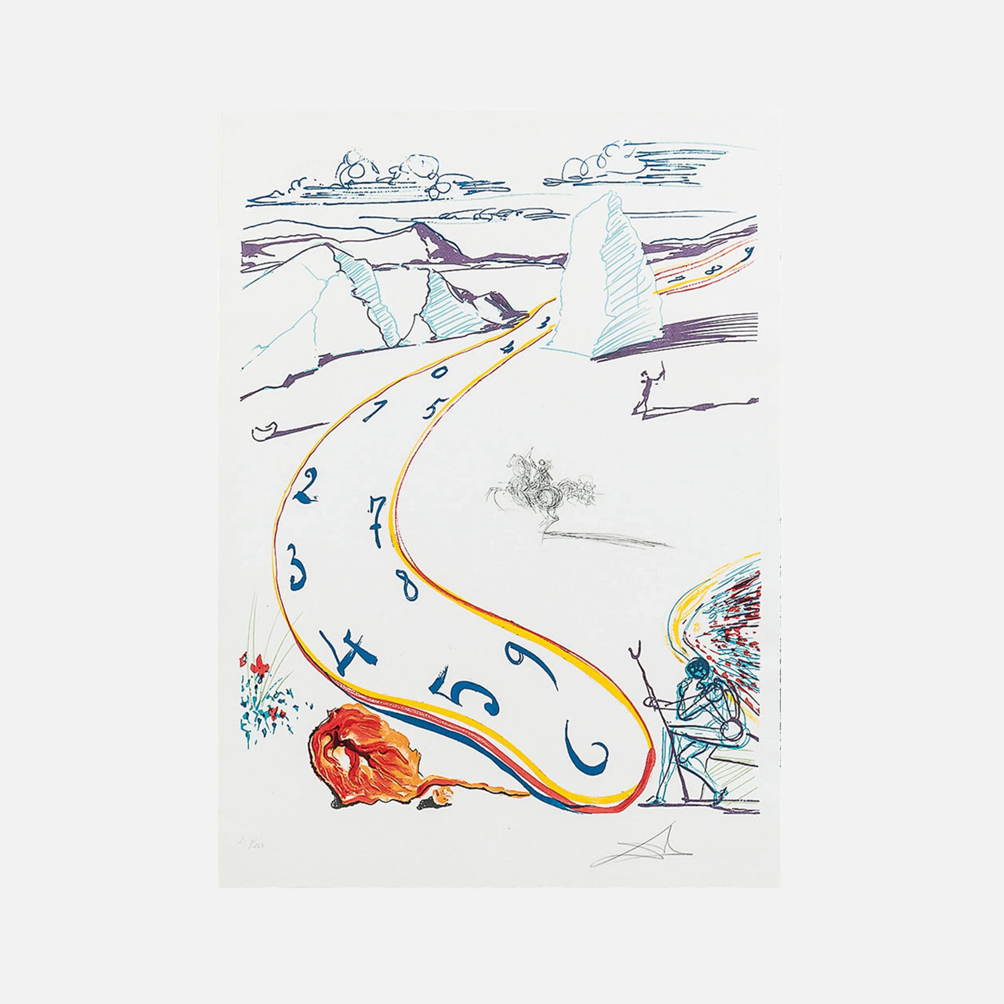 Salvador Dalí | Melting Space-Time, 1975